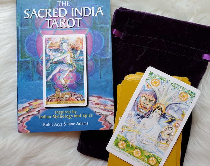 The Sacred India Tarot by Rohit Arya and Jane Adams, 81 Card Tarot Deck ...