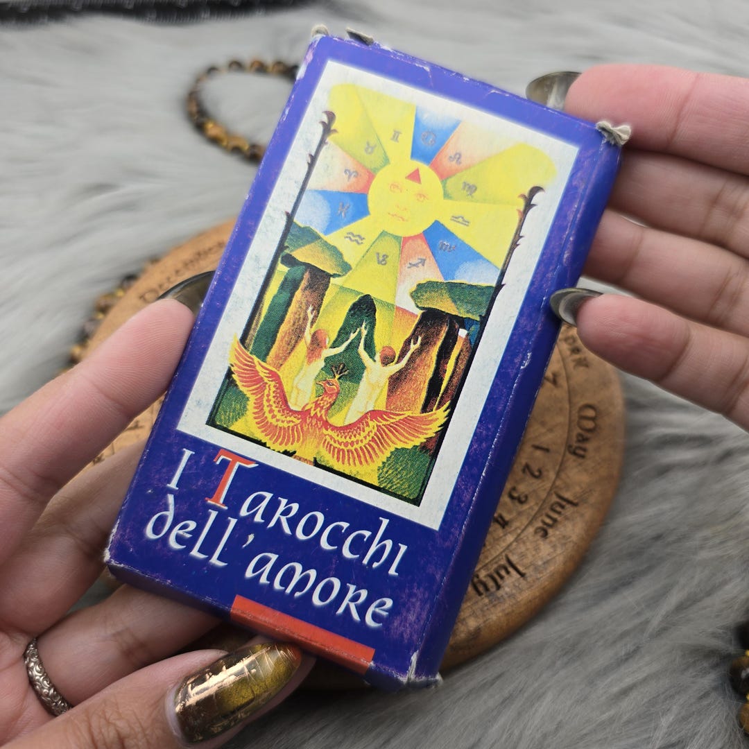 I Tarocchi Dell 'amore, 22 Card Tarot Deck With Guide Sheet and Box ...