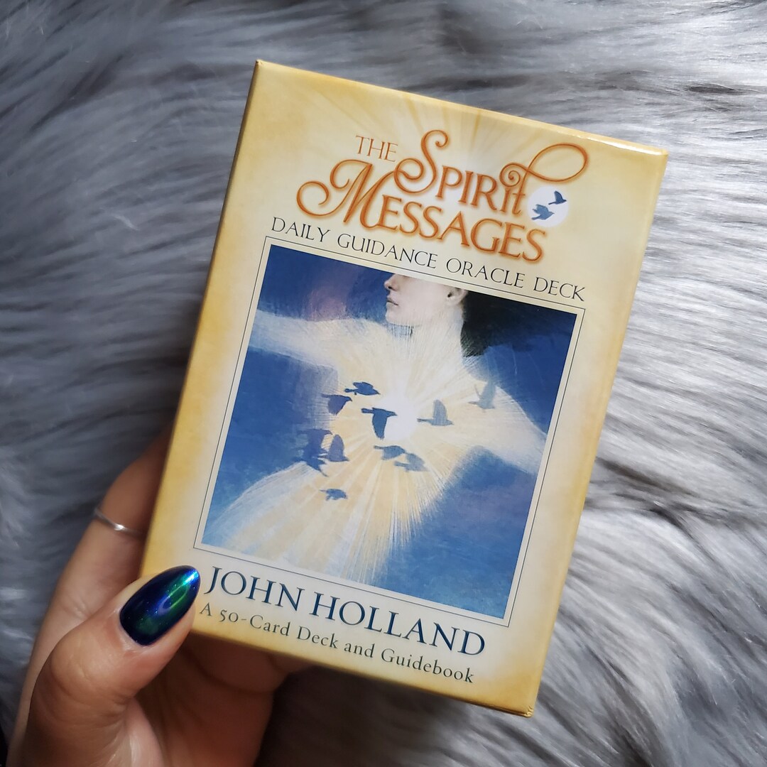 The Spirit Messages Daily Guidance Oracle Deck by John Holland, 50 Card ...