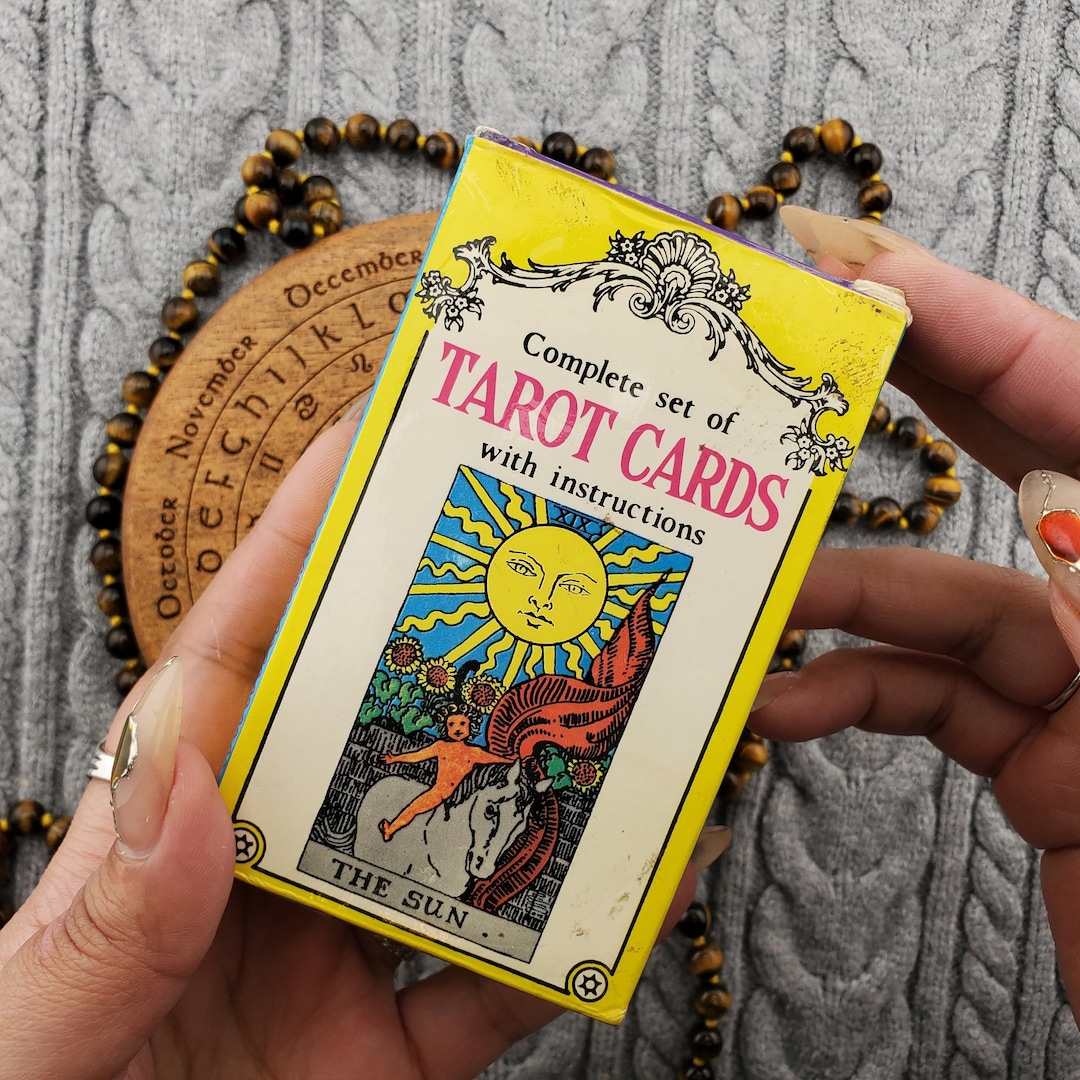 Complete Set of Tarot Cards, 78 Card Tarot Deck With Box, No Guidebook ...
