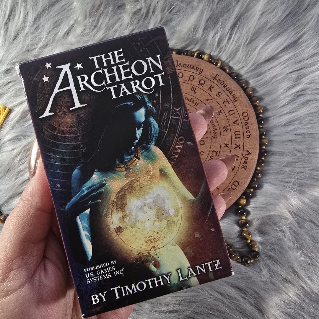 The Archeon Tarot by Timothy Lantz, 78 Card Tarot Deck With Little ...