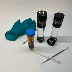 Venom Symbiote Laboratory Capsule, Real Life Venom Vial Life Foundation ...