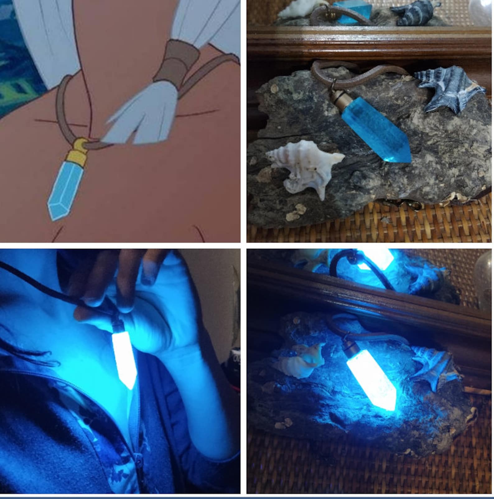 Disney's Atlantis the Lost Empire Kida Crystal Handcrafted Glowing ...