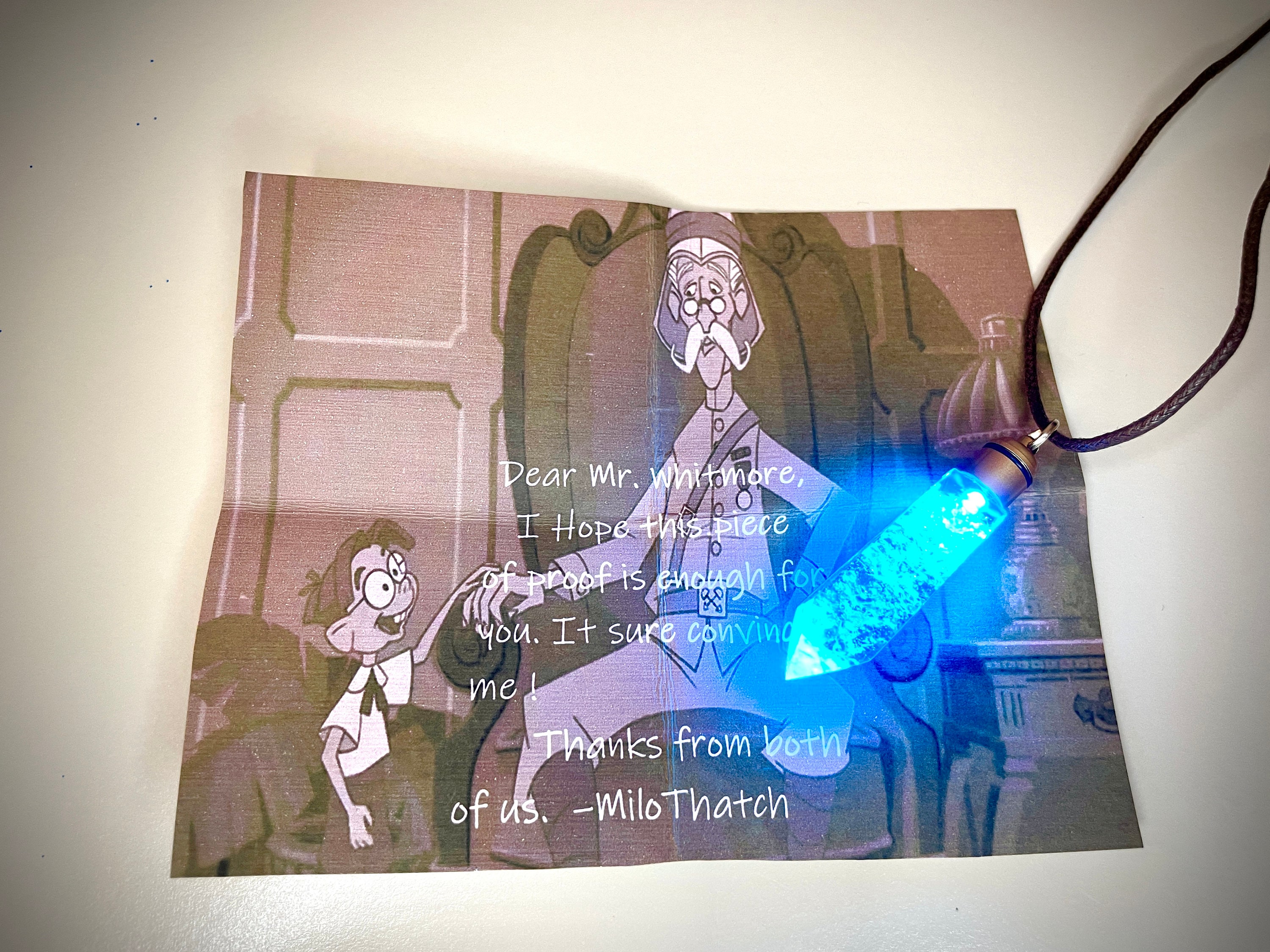 Disney's Atlantis the Lost Empire Kida Crystal Handcrafted | Etsy