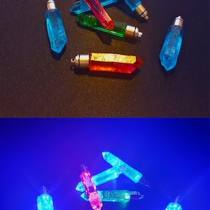 Star Wars Lightsaber Kyber Crystal 100 % Handcrafted Glowing Replica ...