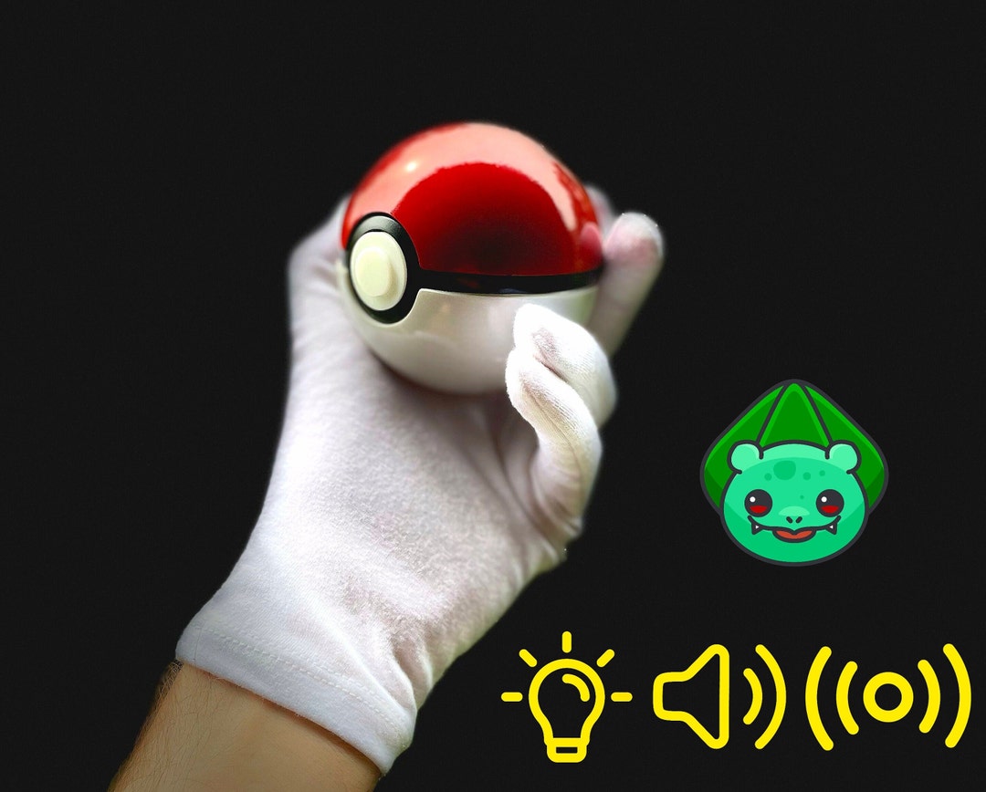 Pokesoul 2.0 - Bulbasaur - Real Life Pokeball Pokemon Replica - Light ...