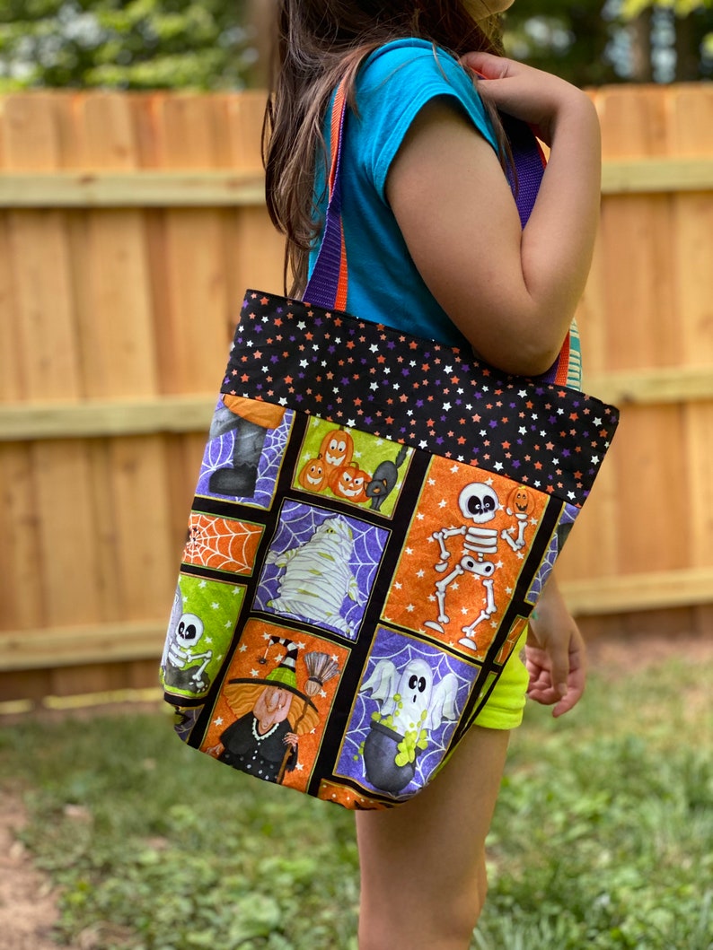 Kids Trick or Treat Candy Halloween Bag Childrens Trick or | Etsy