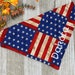 American Flag Over the Collar Dog Bandana Fourth of July Bandana ...
