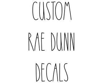 Rae Dunn Decal | Etsy