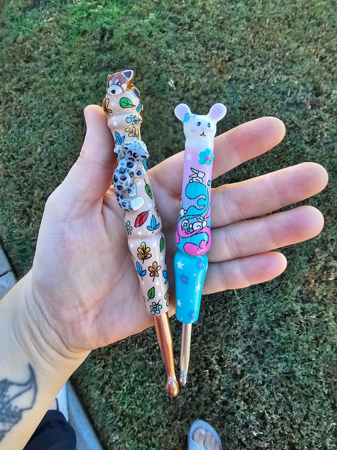 Custom Crochet Hook, Unique Crochet Hook Design, Gift for Crocheters ...