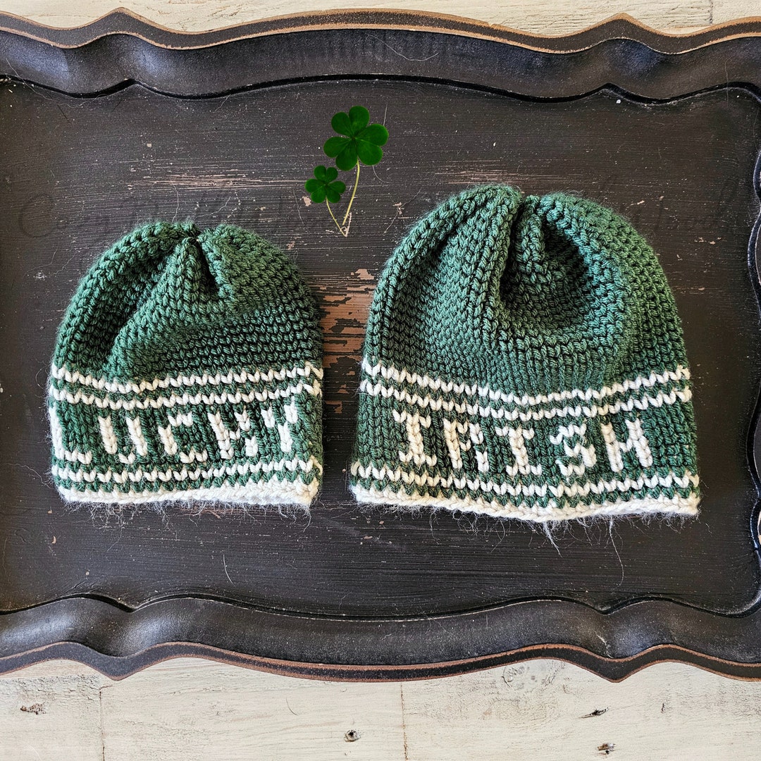 Irish Hat Crochet Pattern: Beanie for Kids & Adults (PDF Pattern) - Etsy