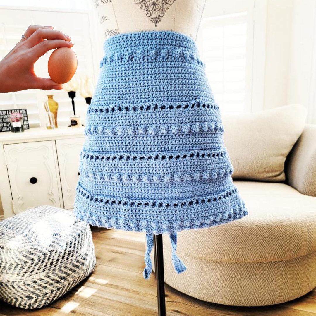Crochet Pattern Chicken Egg Apron Gathering Apron Crochet Pattern ...