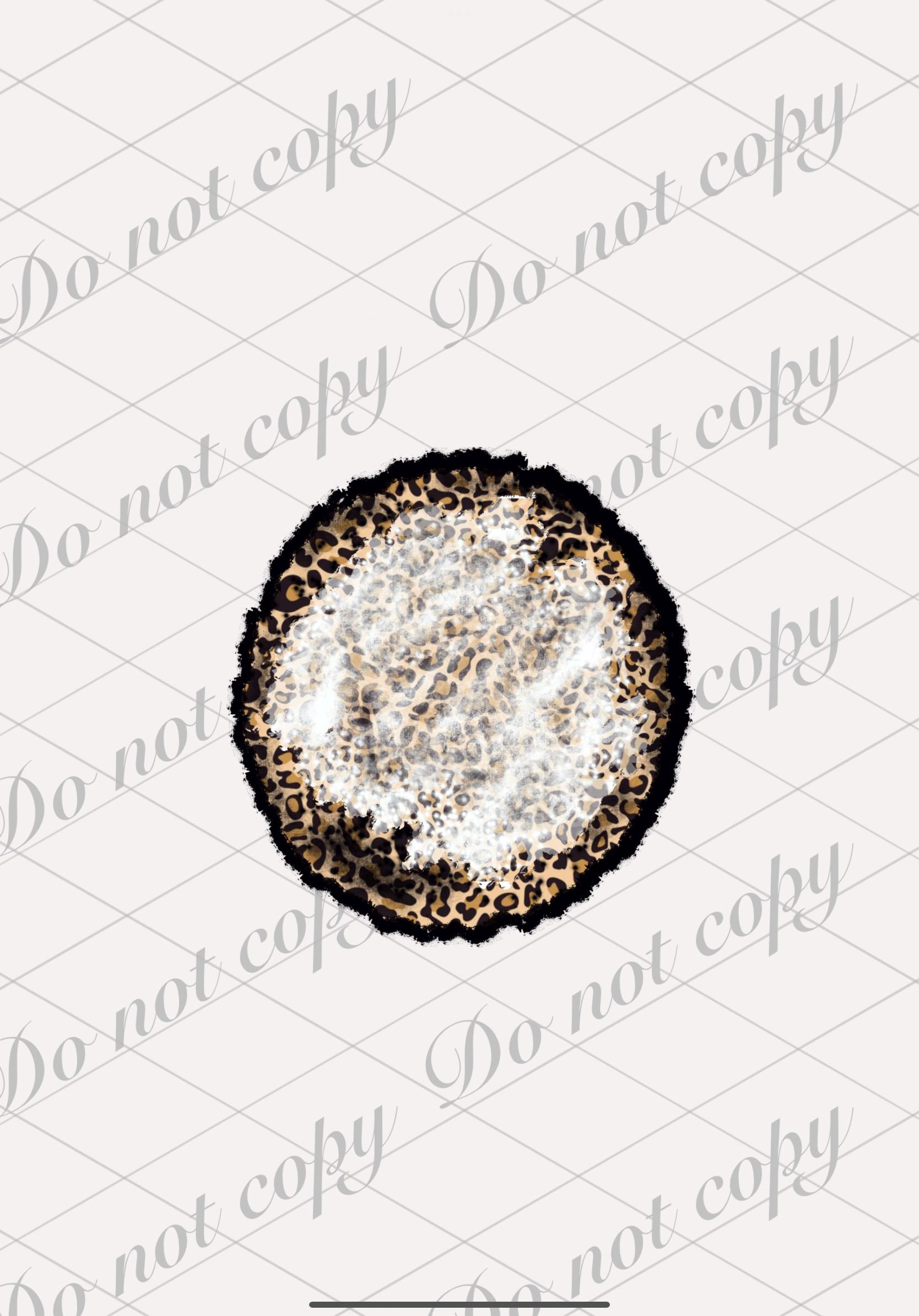 Leopard Circle Background Png Digital Download - Etsy