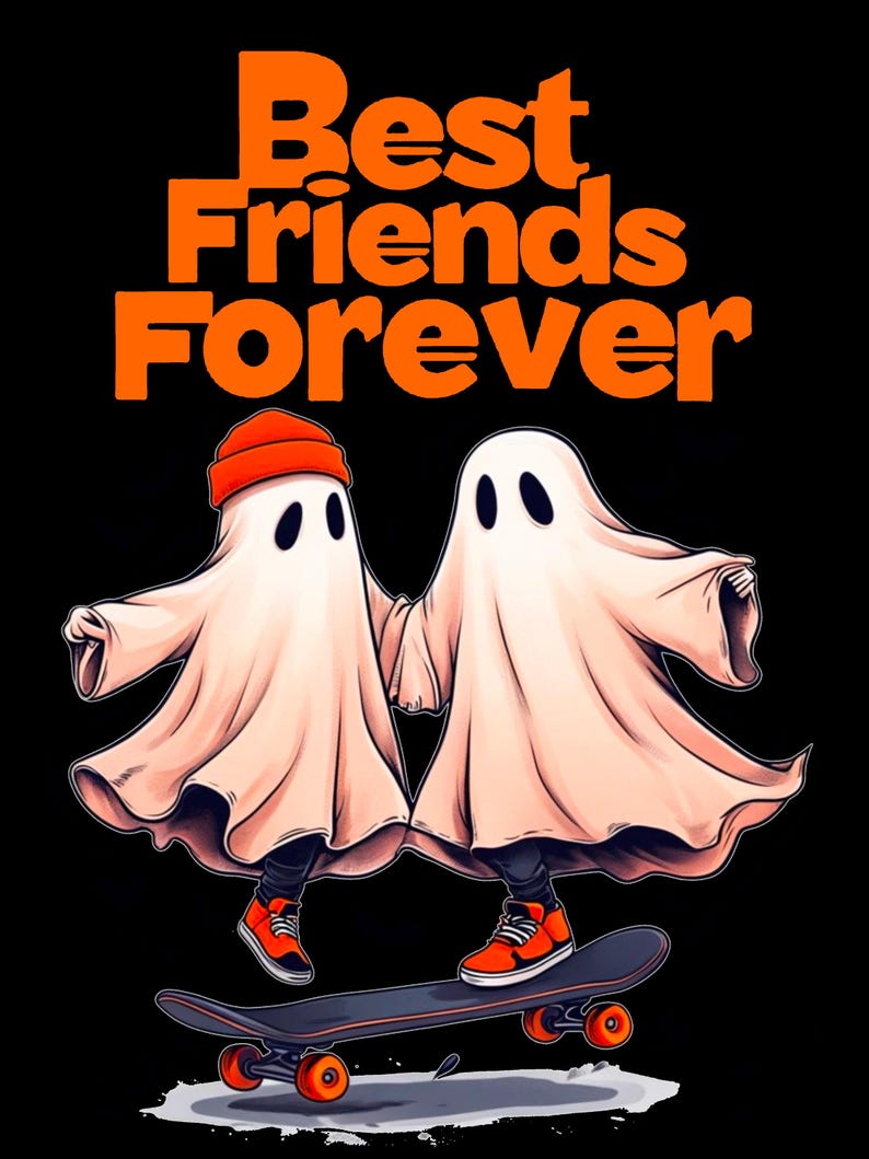 Best Friends Forever Ghosts Png Digital Download Halloween - Etsy