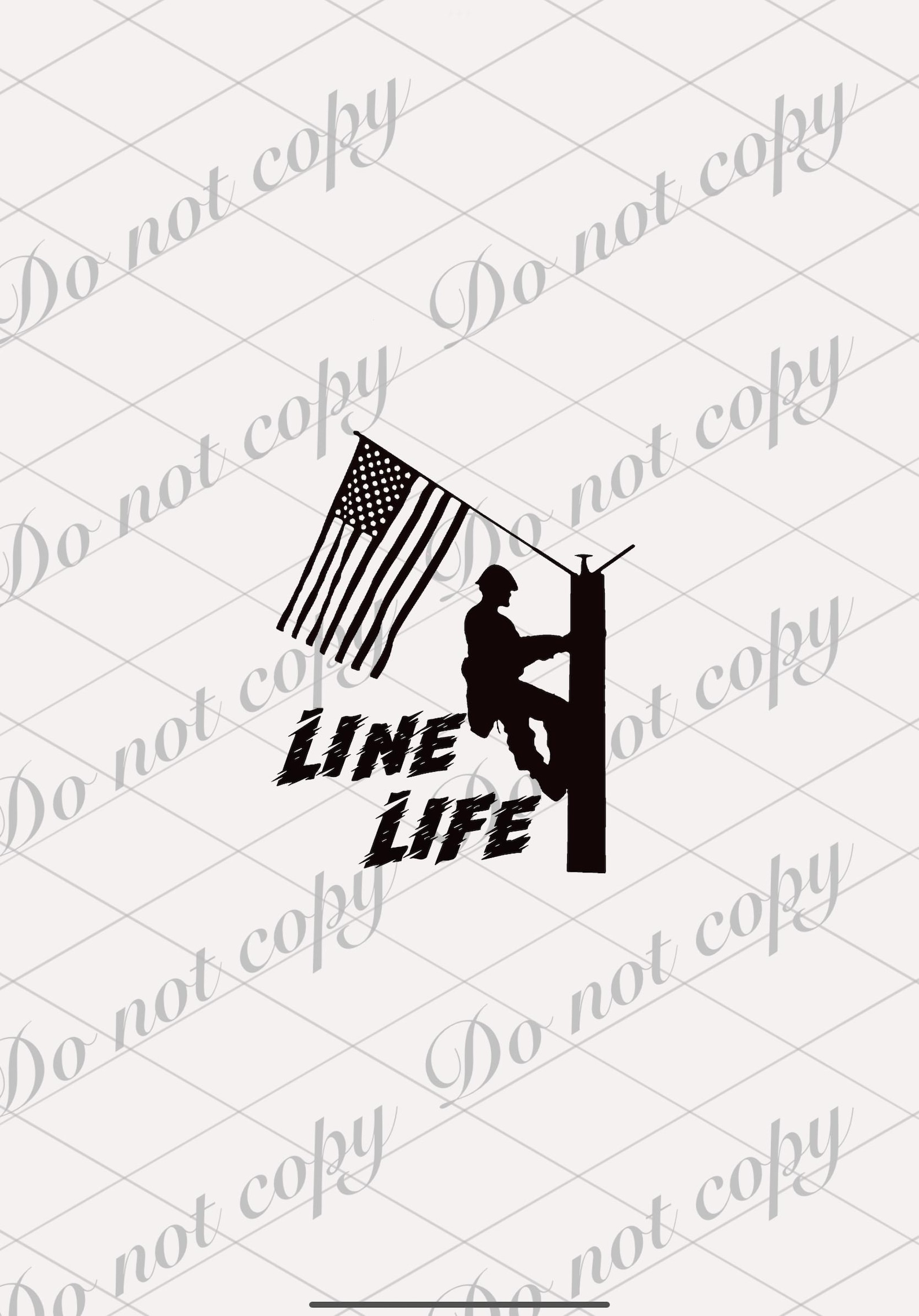 Line Life Lineman Mens American Flag Digital Download Png - Etsy