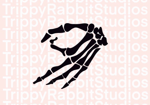 Skeleton Hand PNG Digital Download | Etsy