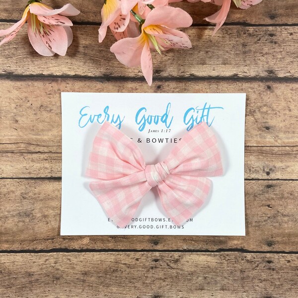 Light Pink Bows - Etsy
