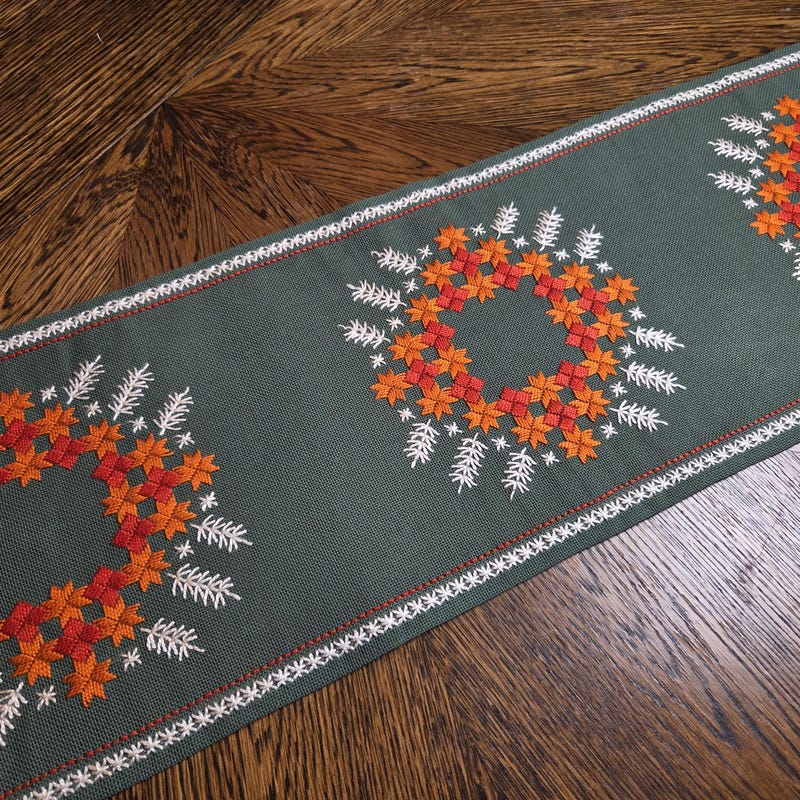 Swedish Table Runner - Etsy