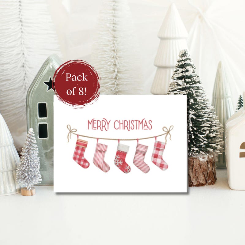 A6 Christmas Cards Pack - Etsy