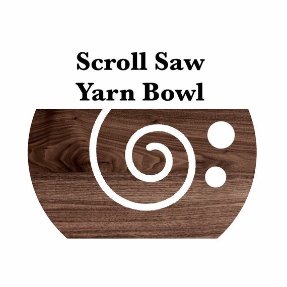 Yarn Bowl Pattern Pdf Svg Dxf Jpeg Scroll Saw Patterns - Etsy