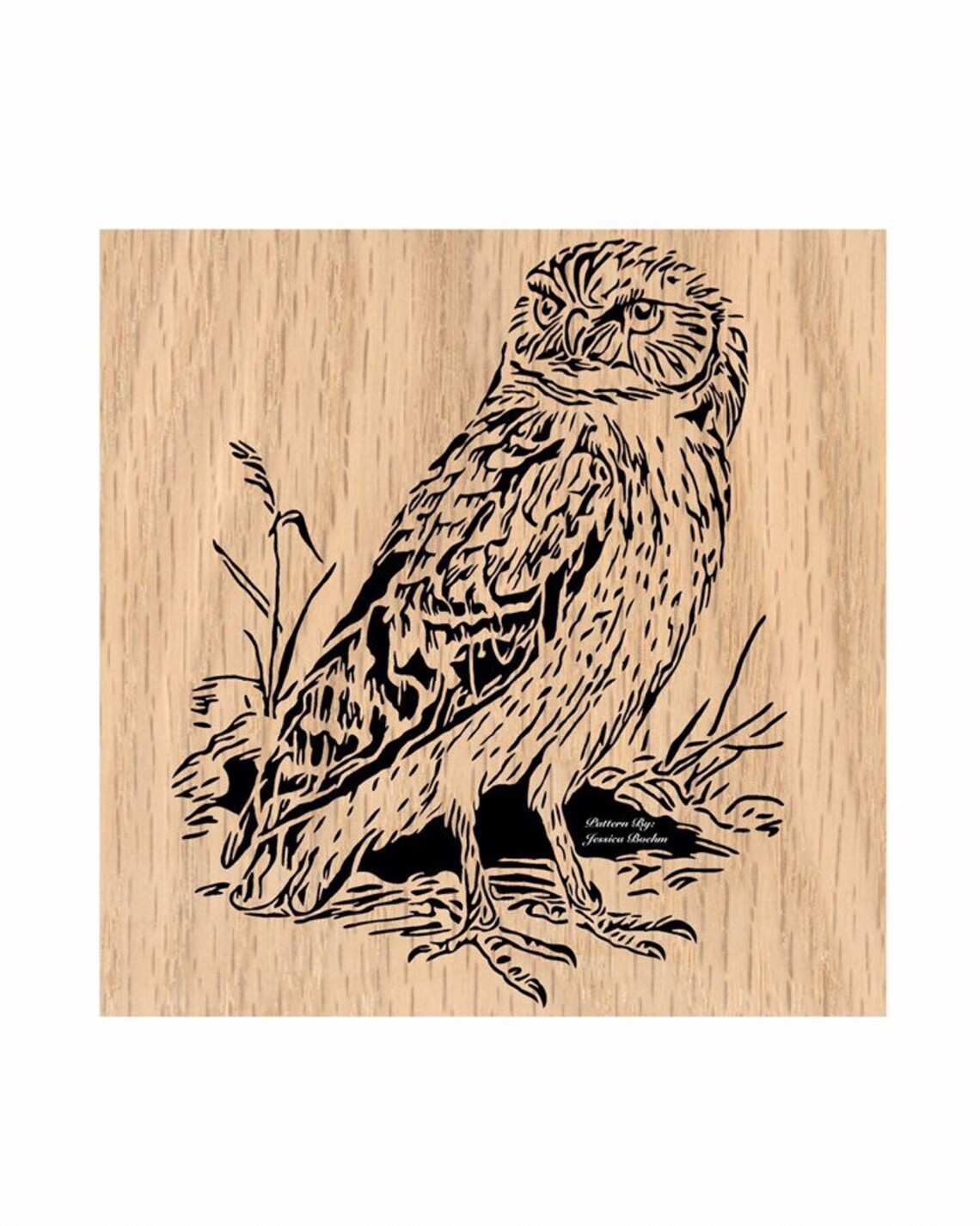 Owl Scroll Saw Pattern Jpeg Only - Etsy