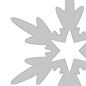 Snowflake Scroll Saw Patterns, (svg, Jpeg, Dxf, Pdf) Laser Cut Files ...