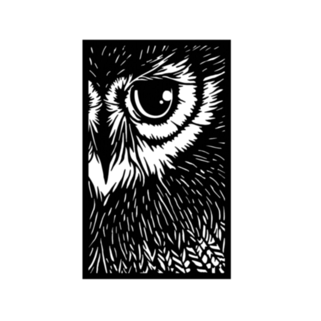 Owl Face Scroll Saw Pattern (pdf, Svg, Jpeg, Dxf) - Etsy