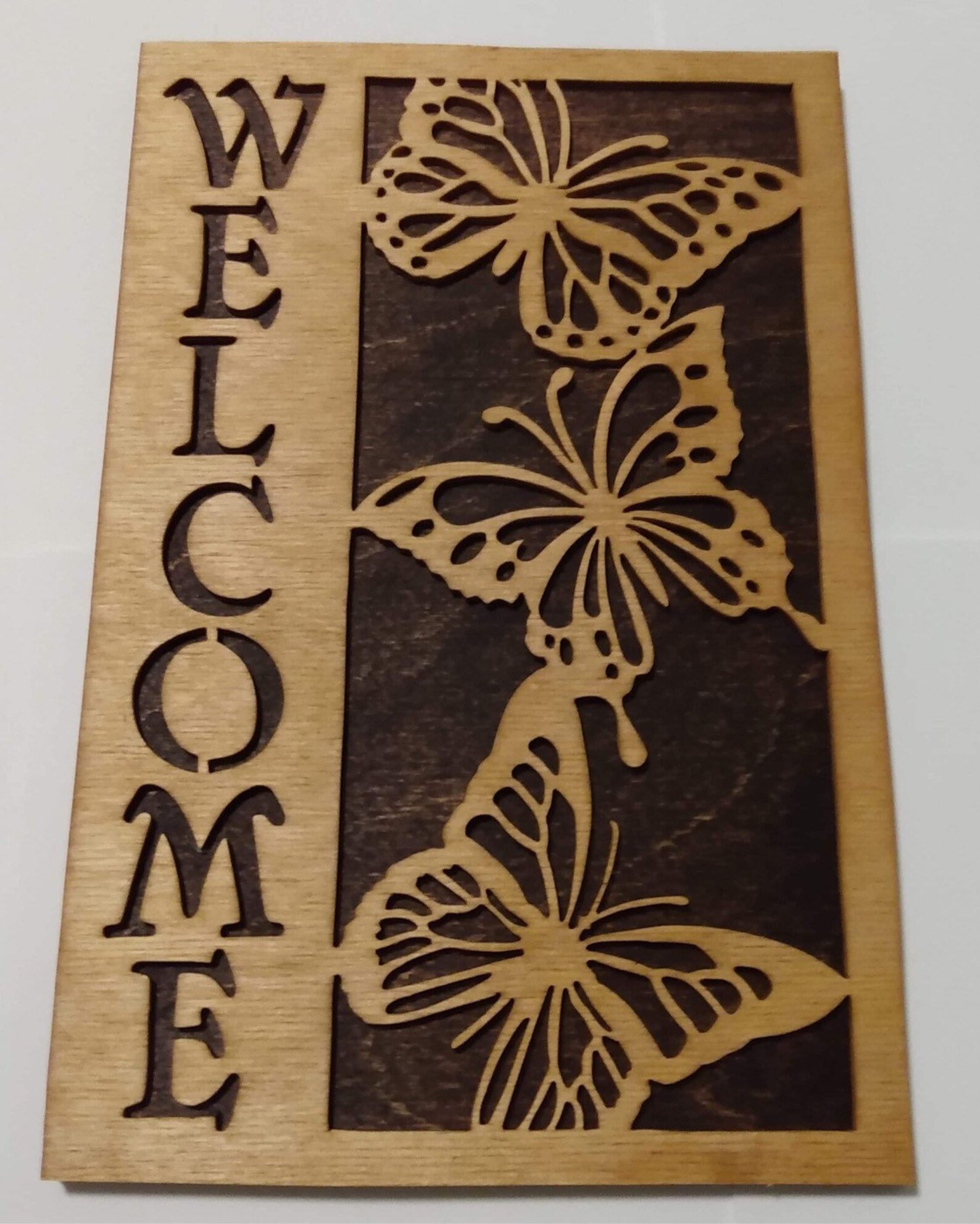 Welcome Butterfly Pattern pdf Jpeg Svg Dxf | Etsy