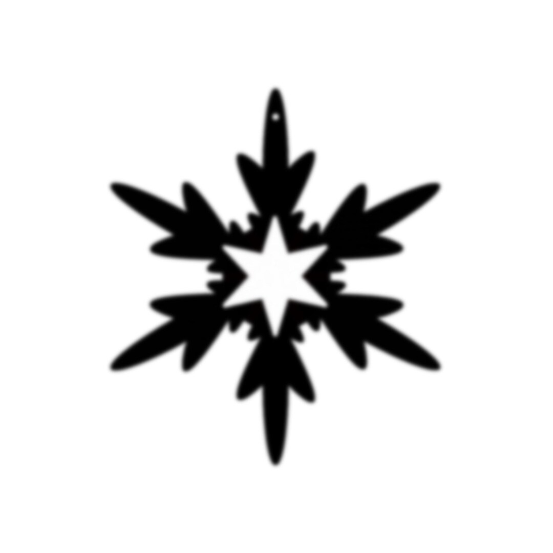 Snowflake Scroll Saw Patterns, (svg, Jpeg, Dxf, Pdf) Laser Cut Files ...