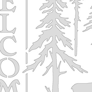 Deer Welcome Sign, (svg, Pdf, Dxf, Jpeg) Works With Cricut, Laser ...