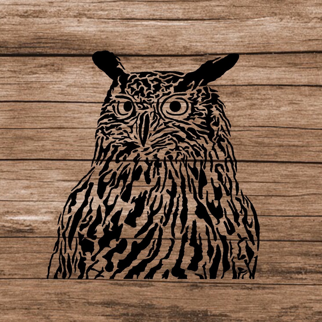 Owl Scroll Saw Pattern Jpeg Only - Etsy