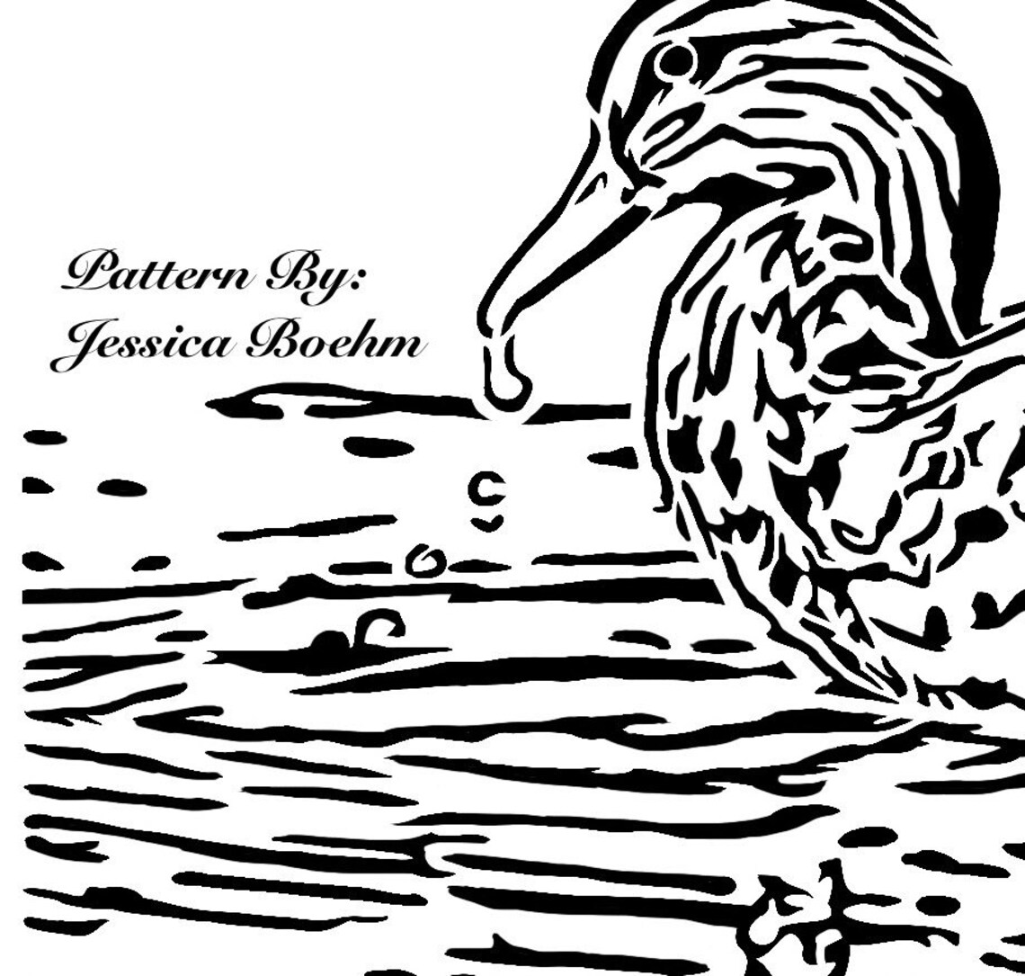 Duck Scroll Saw Pattern dxf Svg Pdf Jpeg - Etsy Canada