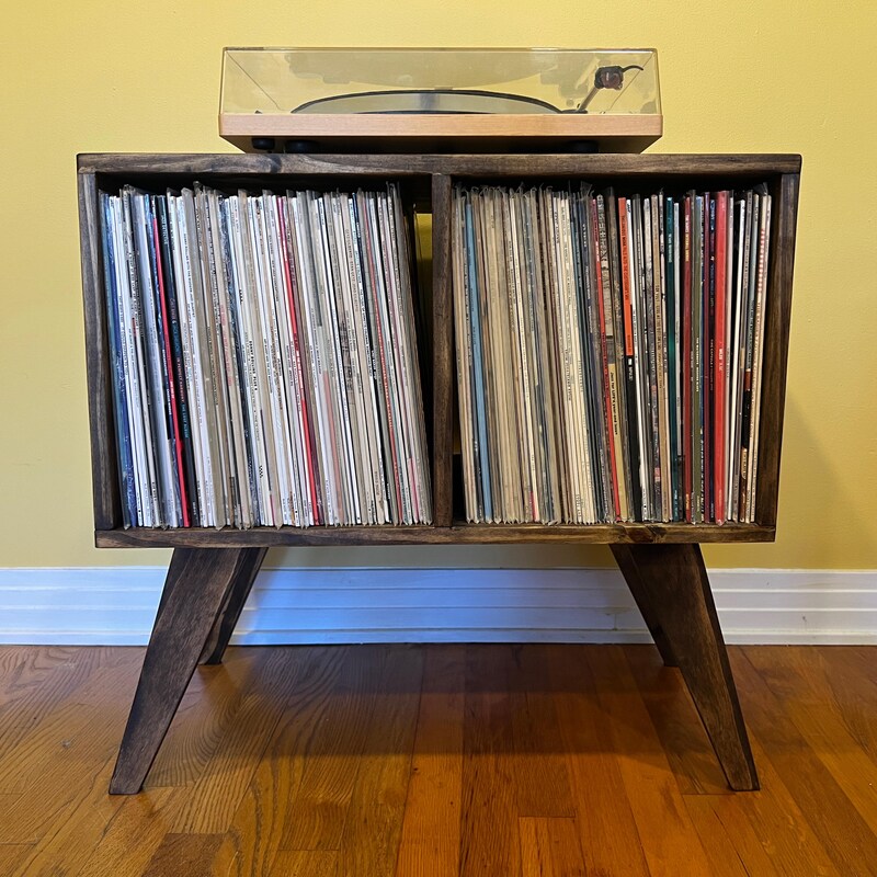 Mid Century Record Stand - Etsy