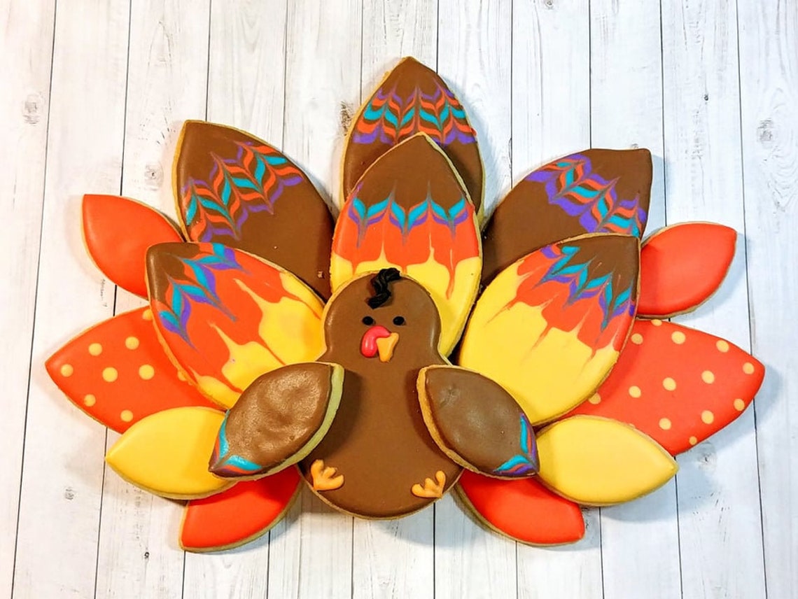 Turkey Platter Cookie Cutter Set - Etsy