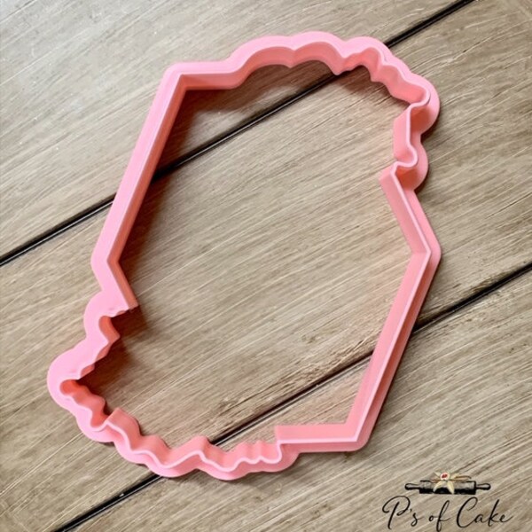 Floral Plaque Cookie Cutter - Etsy