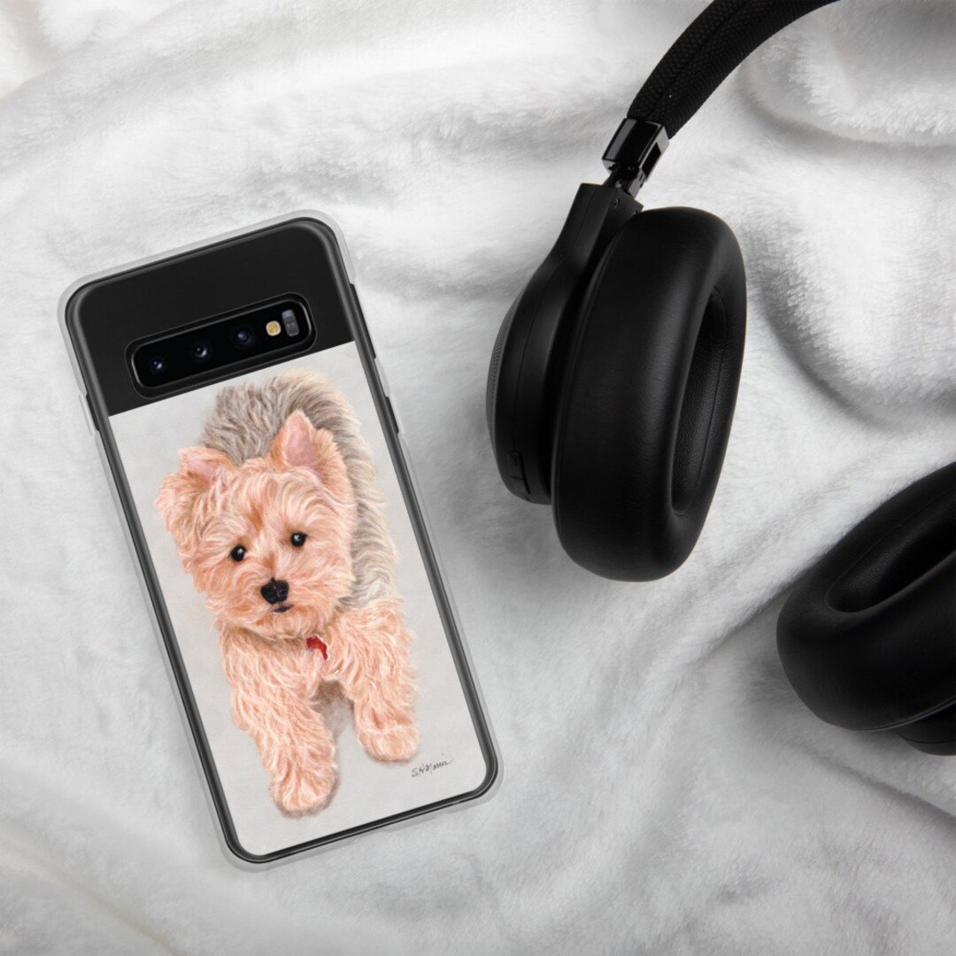 Samsung Phone Case With Beige Yorkie, Gift for Yorkie Lover - Etsy UK