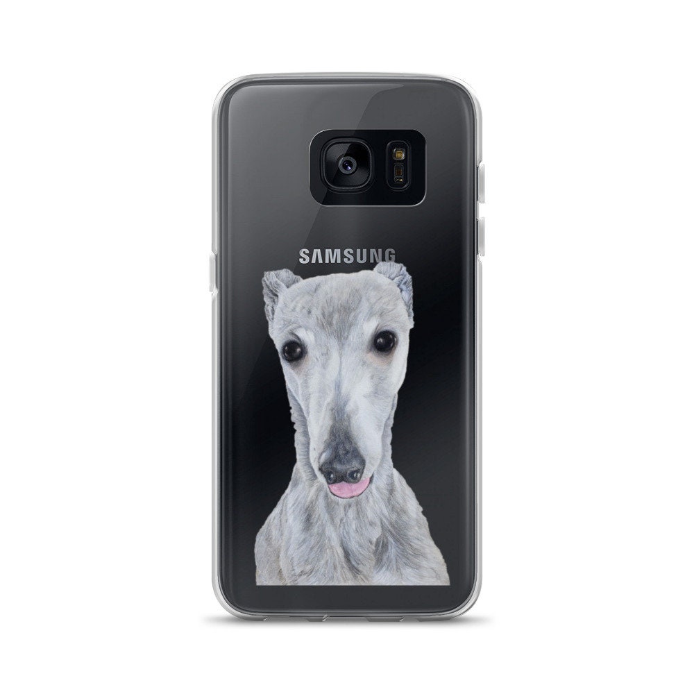 Italian Greyhound Samsung Phone Case, Original Colored Pencil Artwork ...