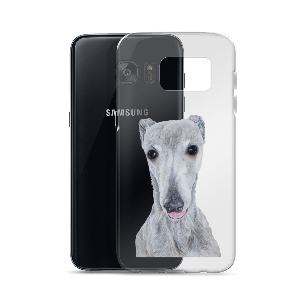 Italian Greyhound Samsung Phone Case, Original Colored Pencil Artwork ...