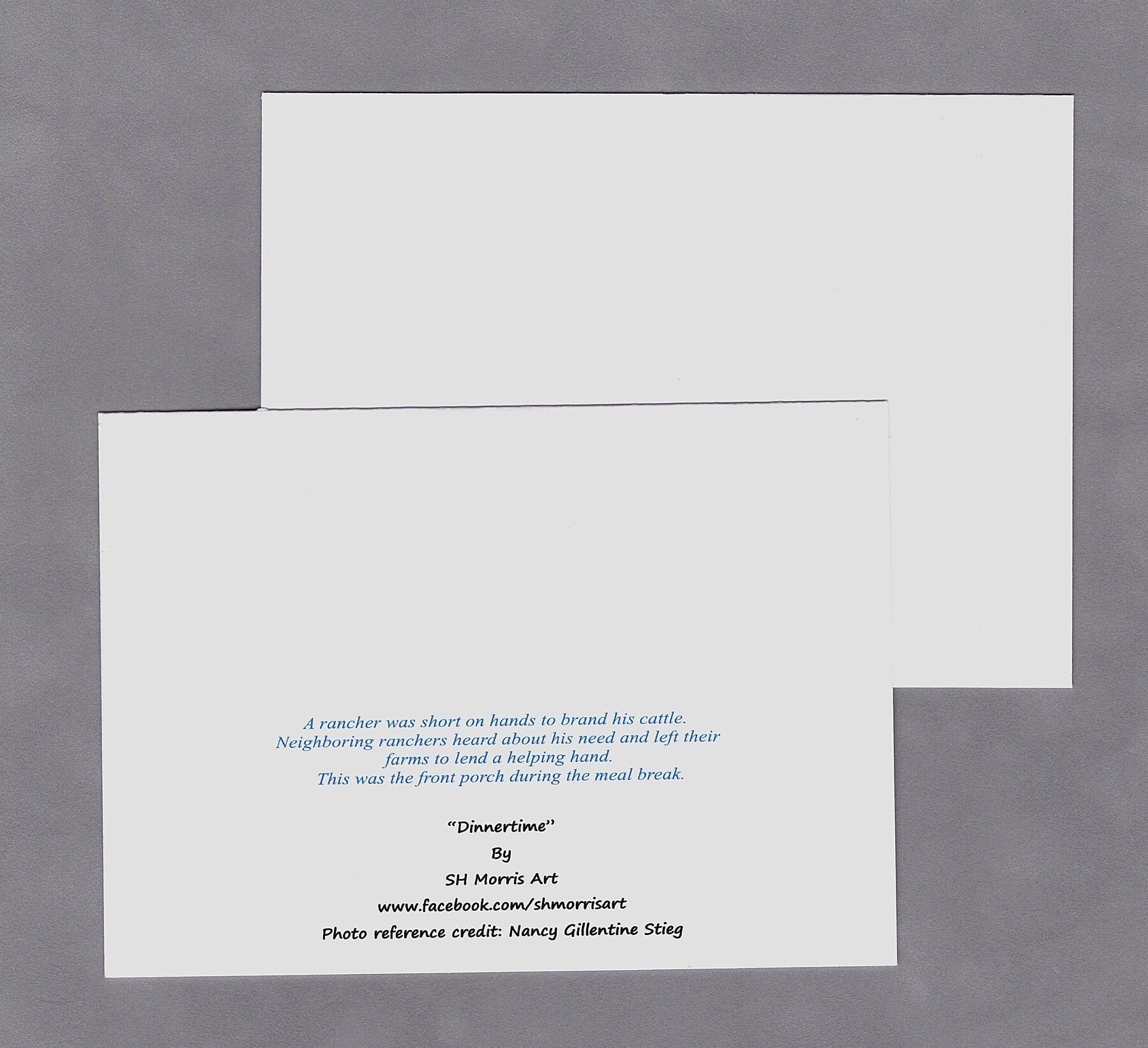 Western Note Card With Envelop From Original Ooak Colored Pencil ...