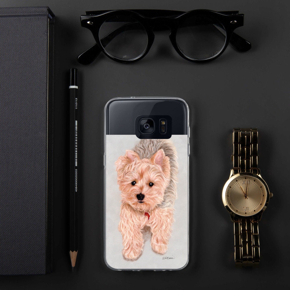 Samsung Phone Case With Beige Yorkie Gift for Yorkie Lover - Etsy UK