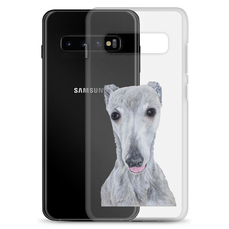 Italian Greyhound Samsung Phone Case, Original Colored Pencil Artwork ...