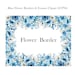 Blue Flower Border Clipart, Watercolor Blue Floral PNG, Flower Frame ...