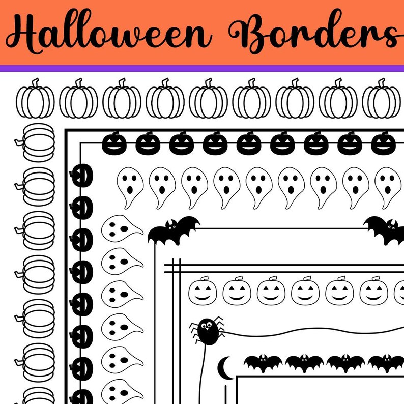 Border Clipart Bundle, Frame PNG, Christmas Border, Valentine, Autumn ...