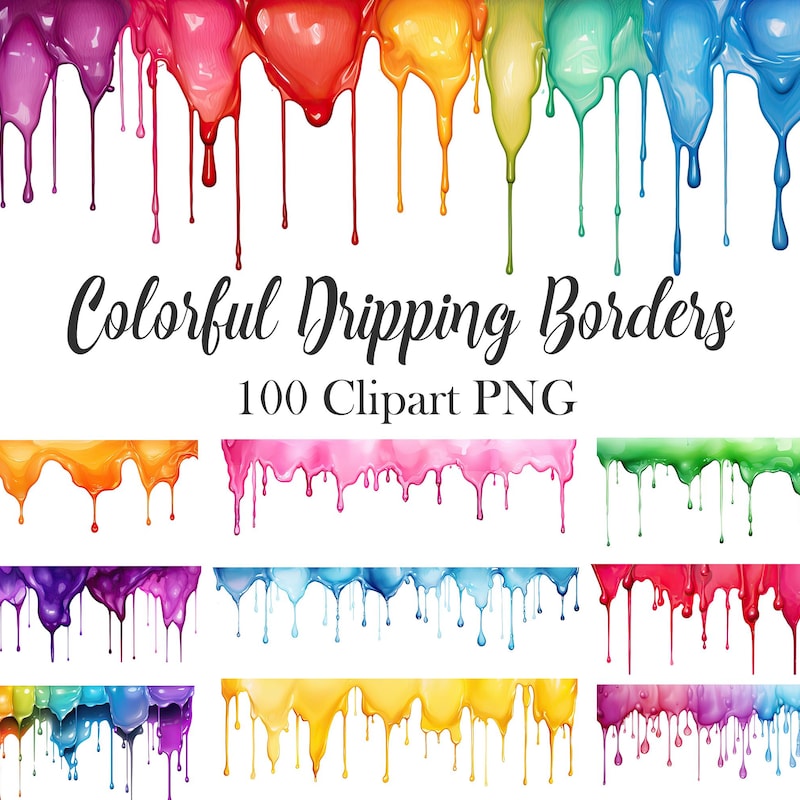 Drip Svg - Etsy