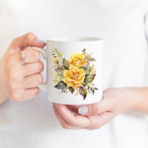 Yellow Rose PNG, Watercolor Yellow Rose Border Clipart, Rose Corner ...