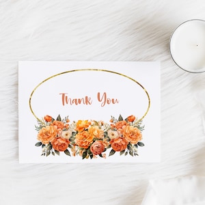 Orange Flower Frame PNG, Watercolor Orange Floral Gold Frame Clipart ...