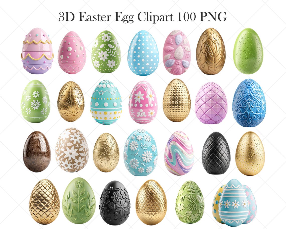 Easter Egg PNG, Easter Clipart, Egg Sublimation, Digital Download - Etsy