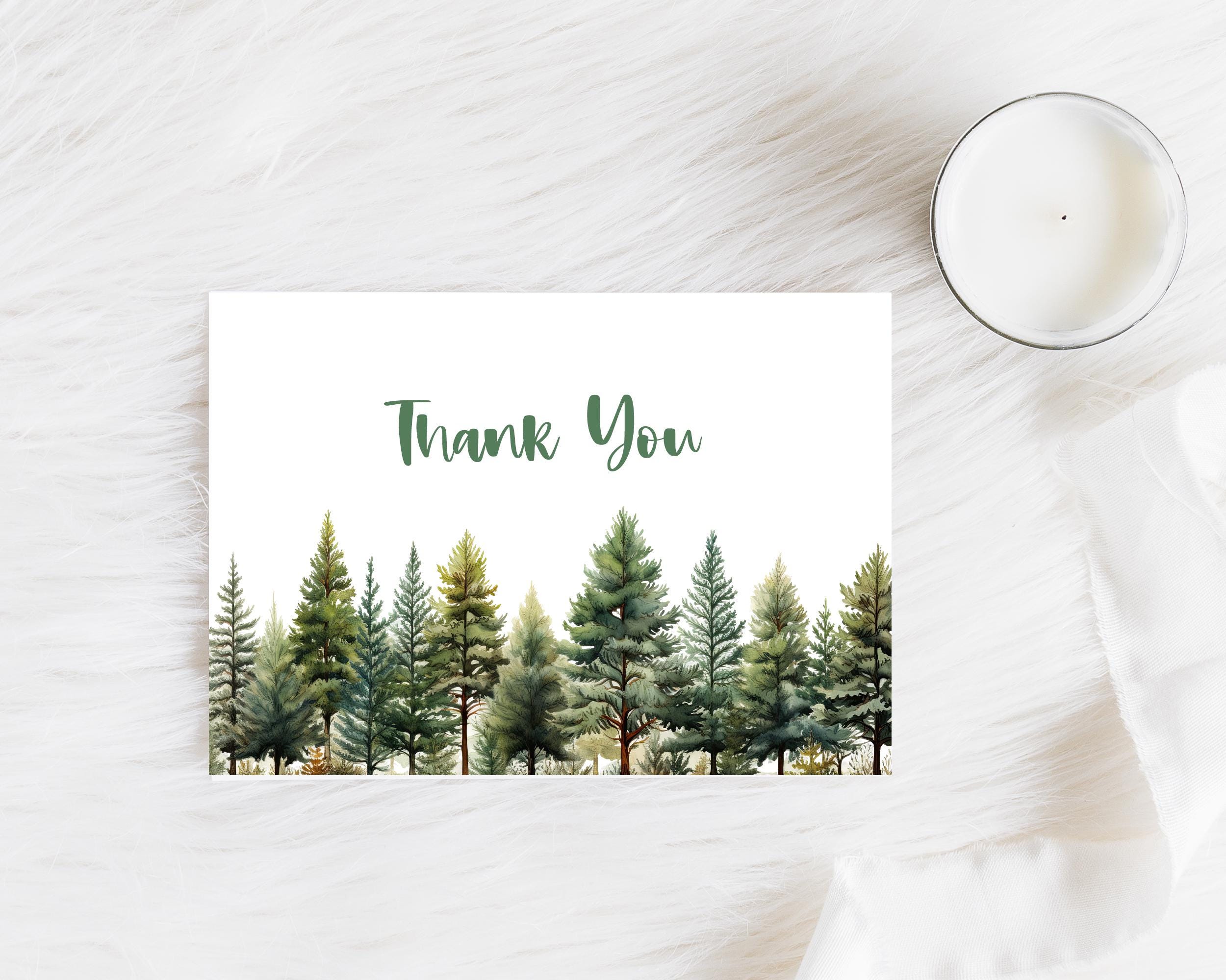 Pine Tree Border Clipart, Watercolor Christmas Tree Borders PNG, Tree ...