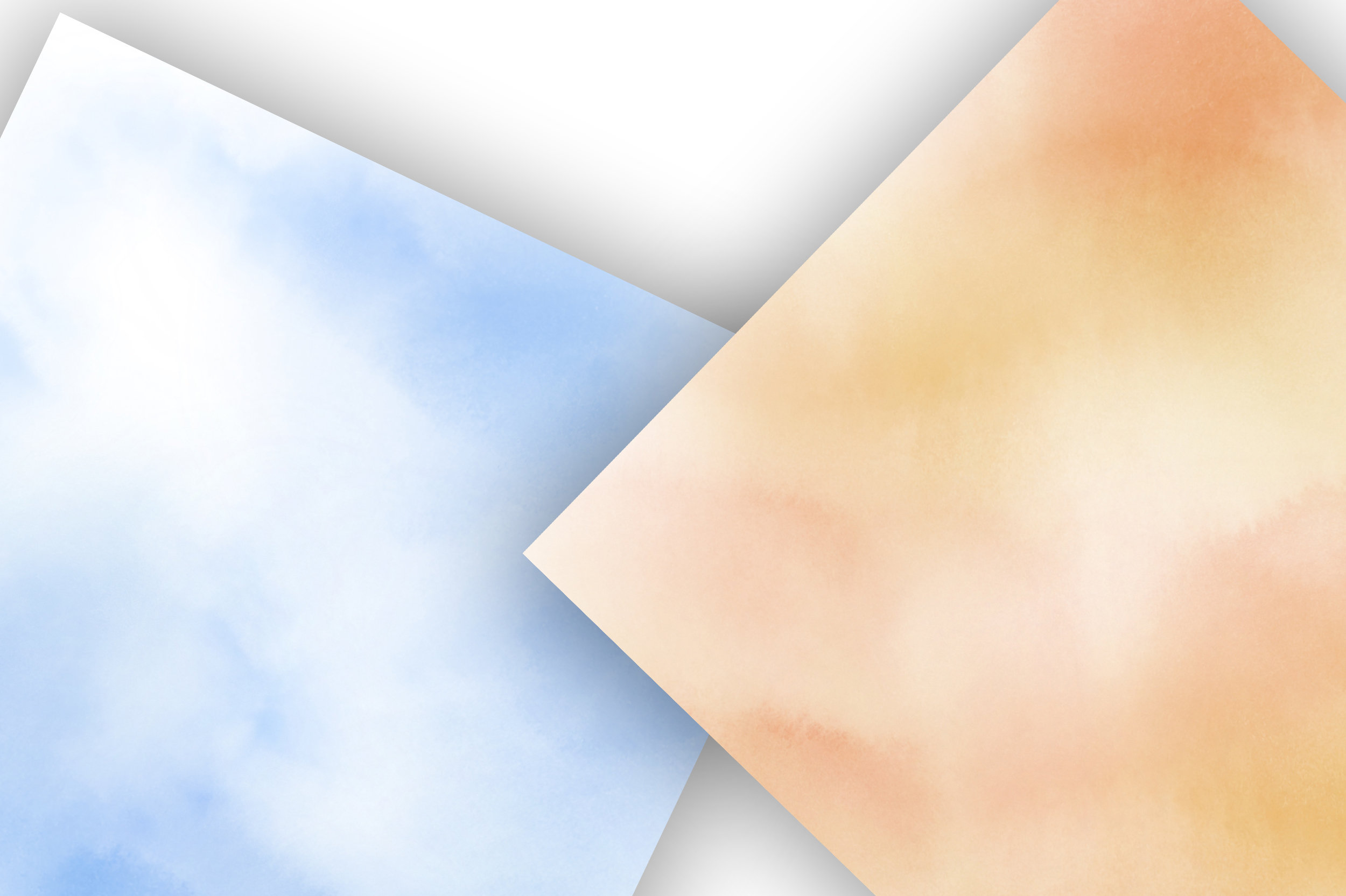 Watercolor Digital Paper, Pastel Watercolor Backgrounds, Rainbow ...