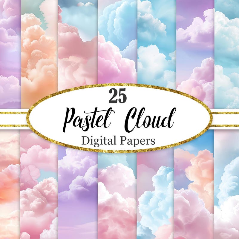 Cloud Pastel Wallpaper - Etsy